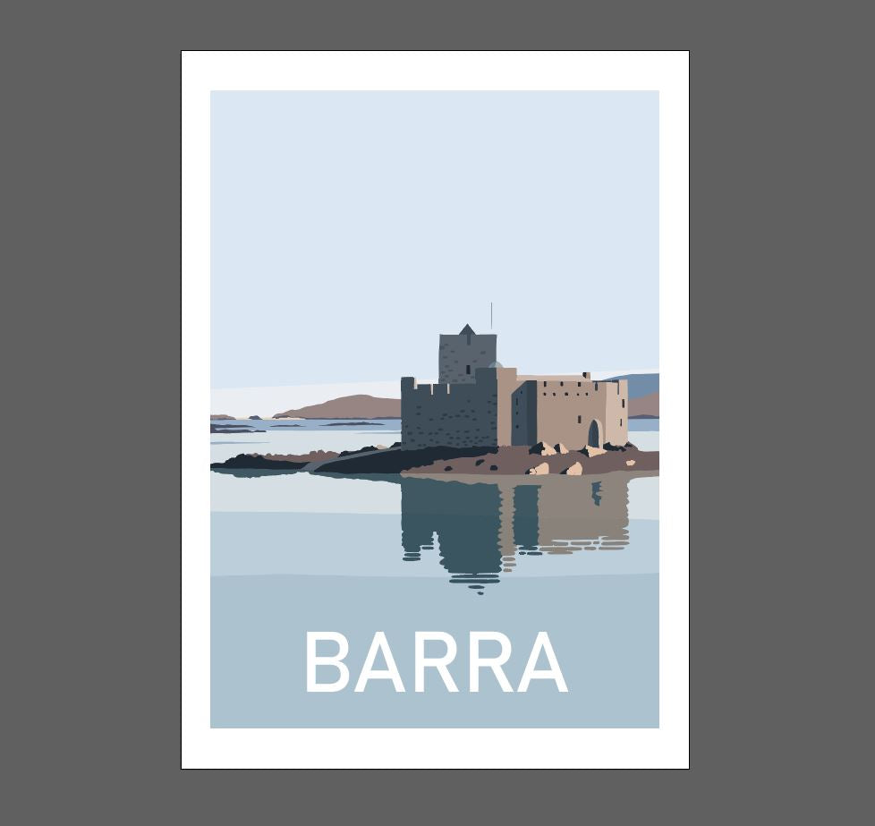Barra, Castlebay Print – Sophie Scott Designs